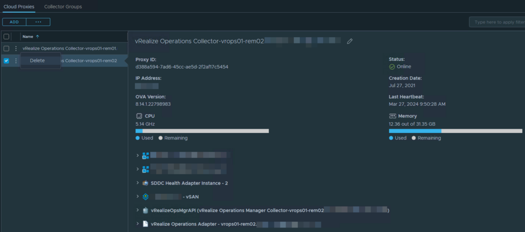 » Aria Suite Lifecycle – Aria Operations – Migrating Remote Collectors ...