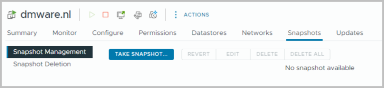 Automatically Remove Snapshots In Vsphere 80 Update 3 Using Retention