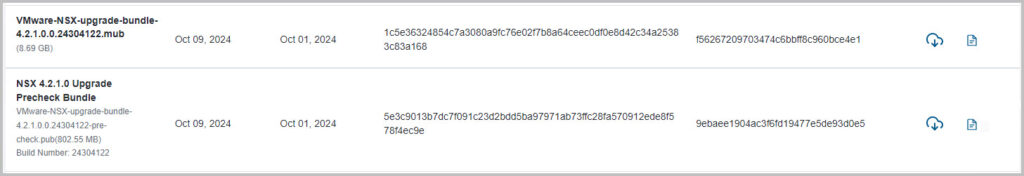 » Upgrade to NSX 4.2.1.0 from the NSX GUI
