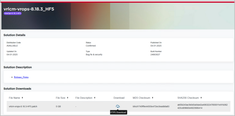 » Updating Aria Operations with a Hotfix through Aria Suite Lifecycle ...